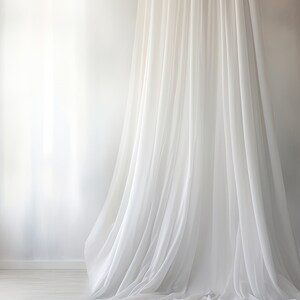 Digital Backdrops: 20x Breathtaking White Dreamy Sheer Curtain ...