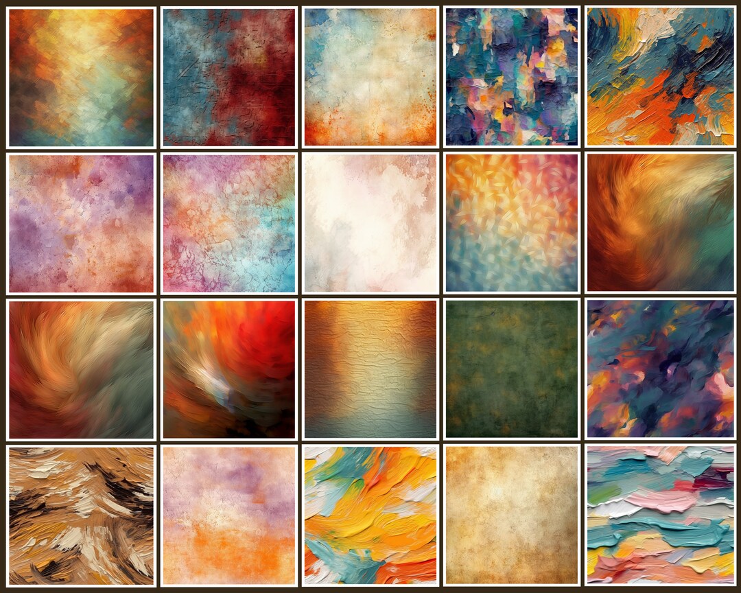 55 Fine Art Portrait Painterly Texture Digital Download - Dark Fantasy ...