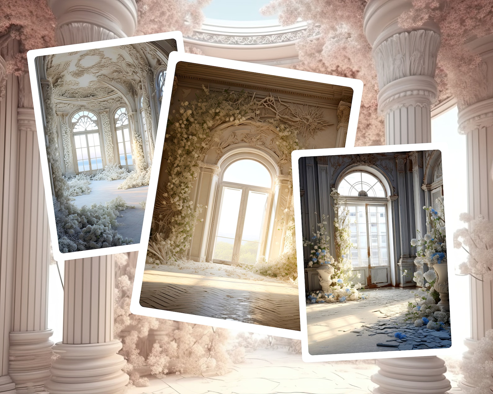 Digital Backdrops: 27x Breathtaking White Room Backgrounds - Etsy