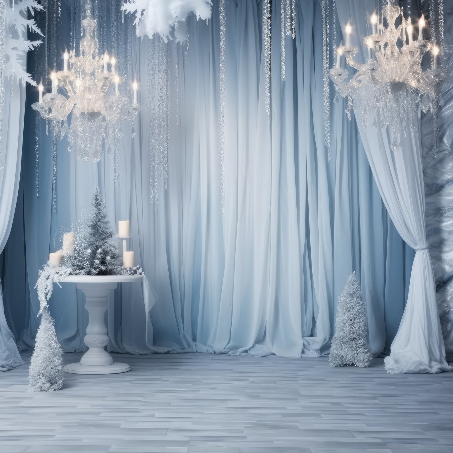 Winter Wonderland Digital Backdrop Collection 40 Jpeg Files - Etsy