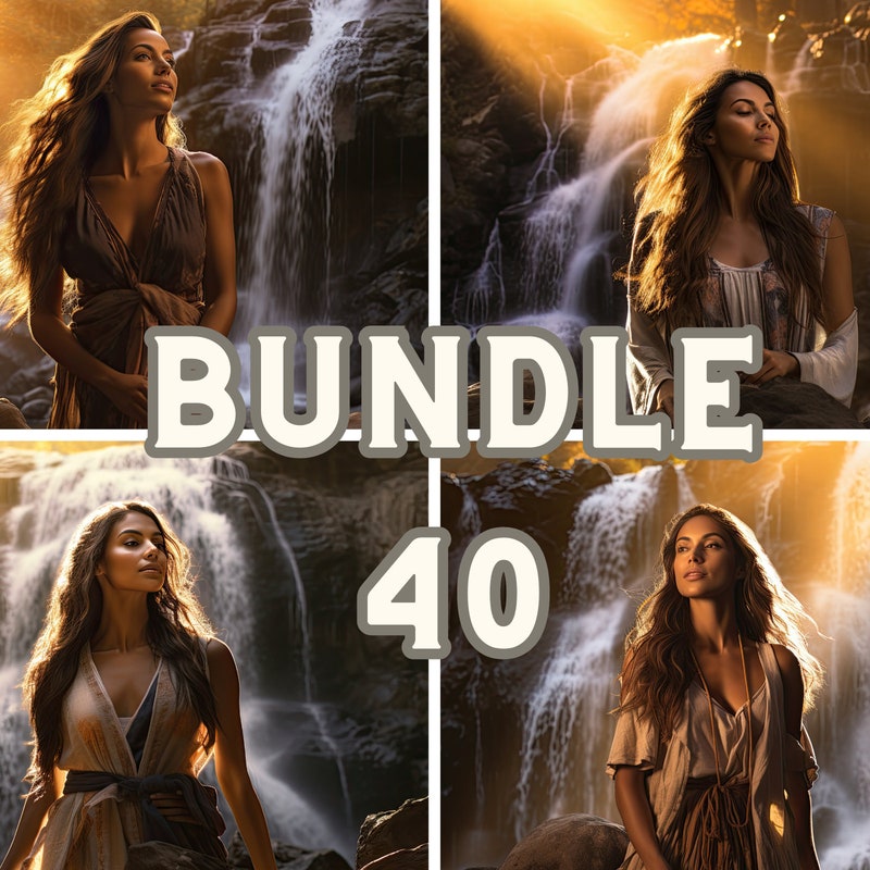 Waterfall Overlay - Etsy