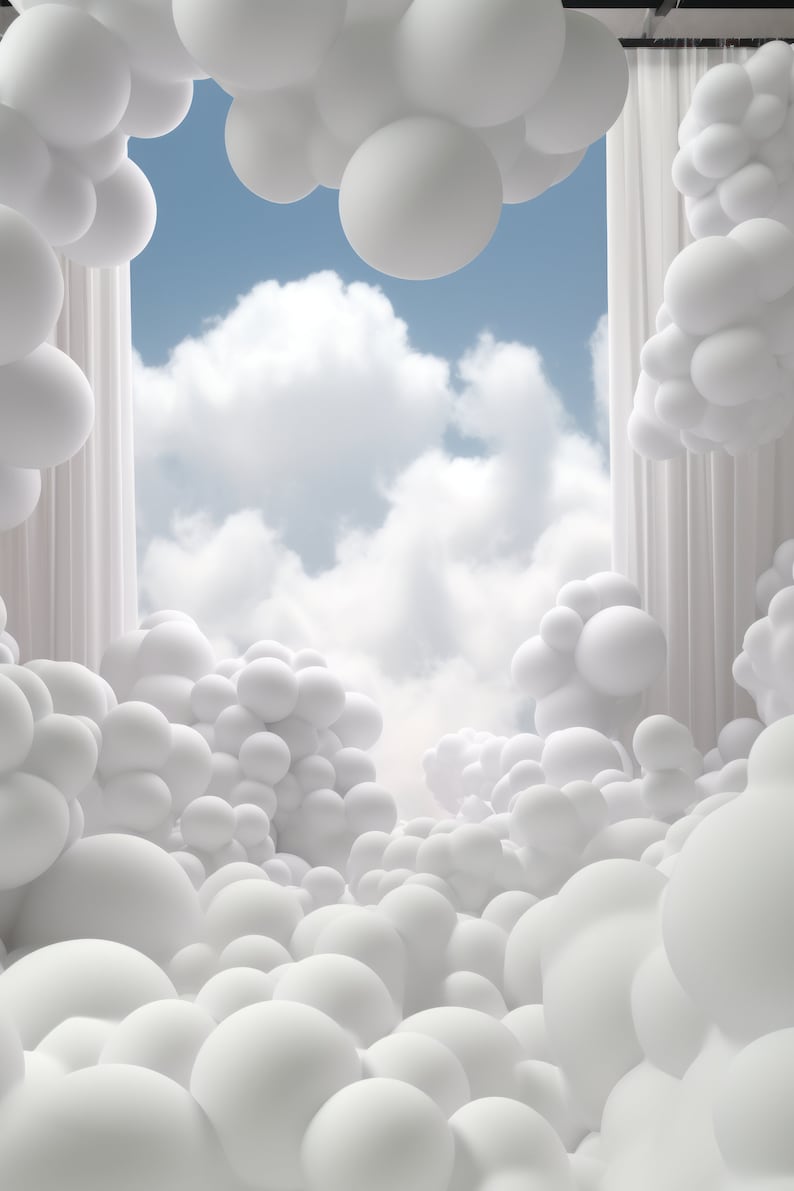 Digital Backdrops: 50x Breathtaking Cloudy Backdrops Boho - Etsy