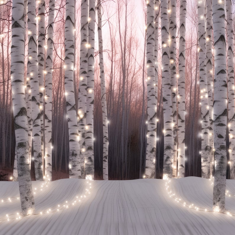 Winter Wonderland Digital Backdrop Collection 40 Jpeg Files - Etsy
