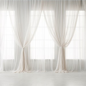 Digital Backdrops: 20x Breathtaking White Dreamy Sheer Curtain ...