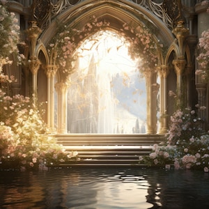Fantasy Palace Digital Backdrop Collection - 55 JPEG Files for Instant ...