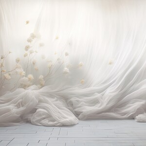 Digital Backdrops: 30x Breathtaking White Dreamy Sheer Curtain ...