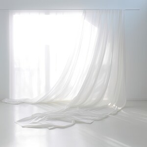 Digital Backdrops: 20x Breathtaking White Dreamy Sheer Curtain ...