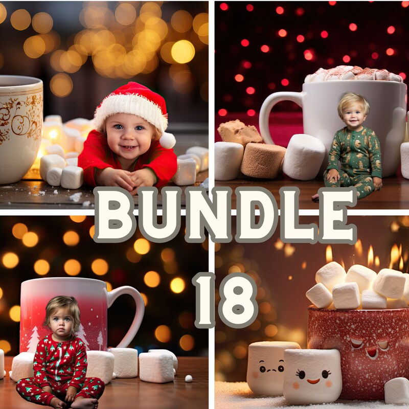 Christmas Digital Background - Etsy