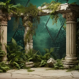 Ancient Ruins Digital Backdrop Collection - 60 Jpeg Files for Download ...
