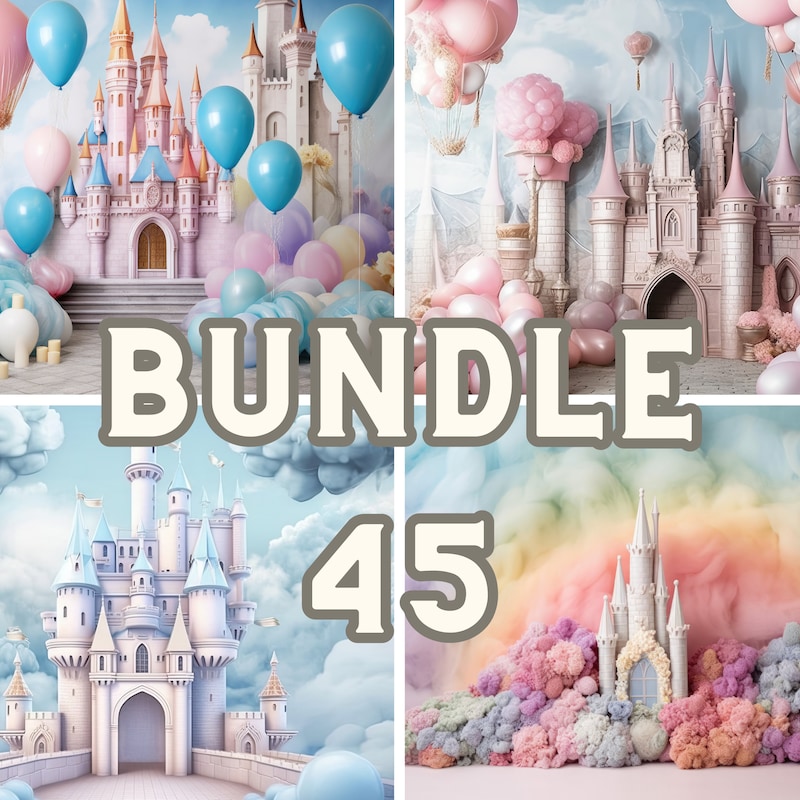 Castle Backdrop - Etsy