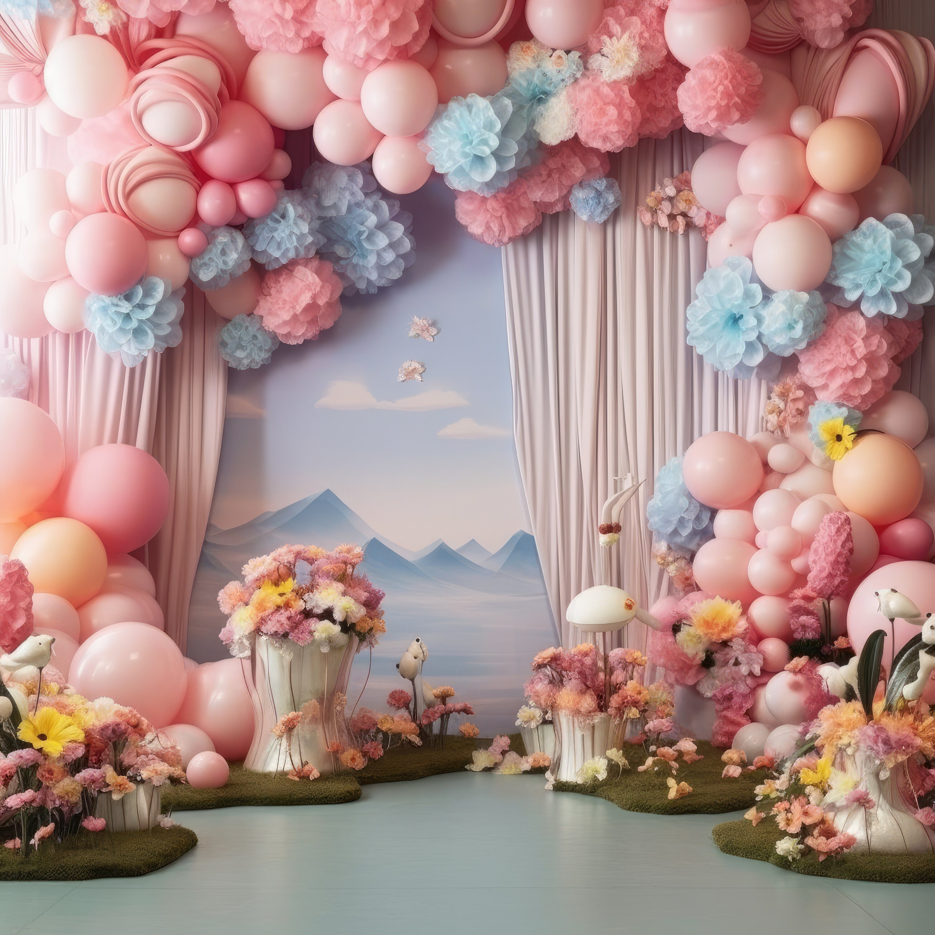 Whimsical Wonderland Digital Backdrop Collection - 19 Jpeg Files for ...