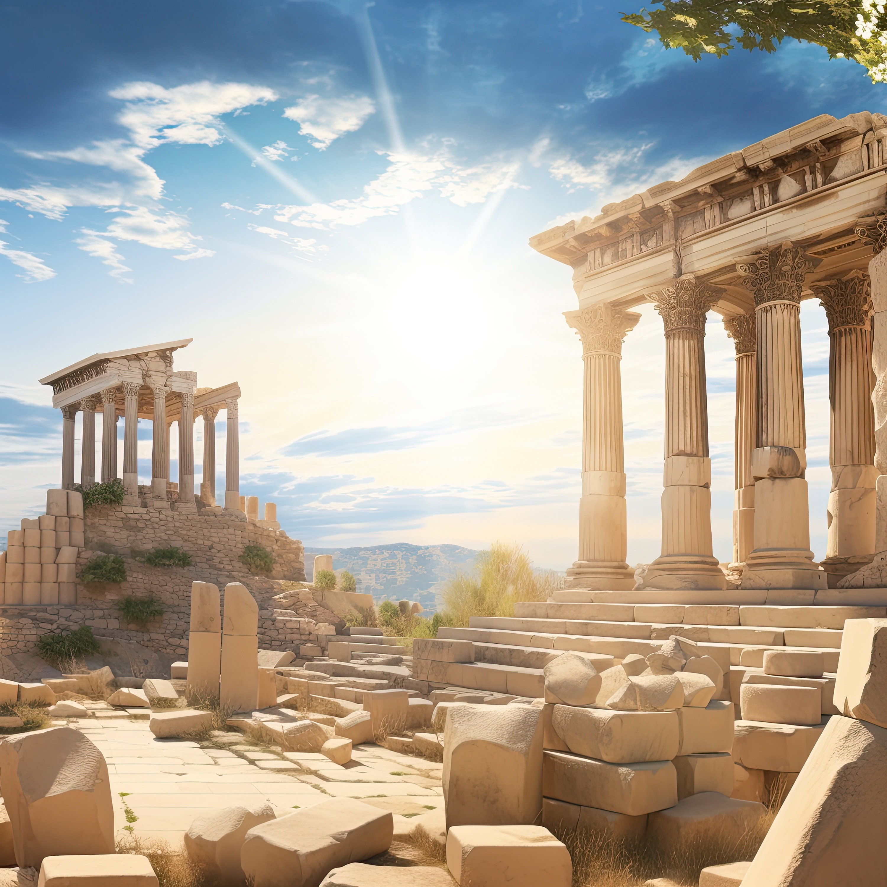 Ancient Greek Ruins Digital Backdrop Collection 75 Jpeg - Etsy