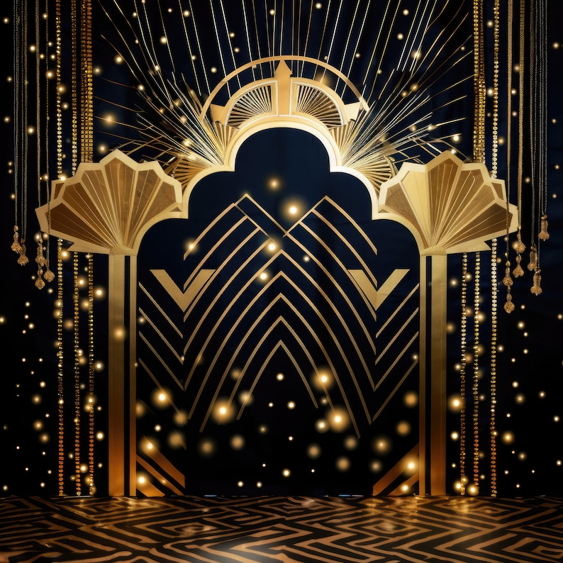 Art Deco Glamour Digital Backdrop Collection - 55 Jpeg Files for ...