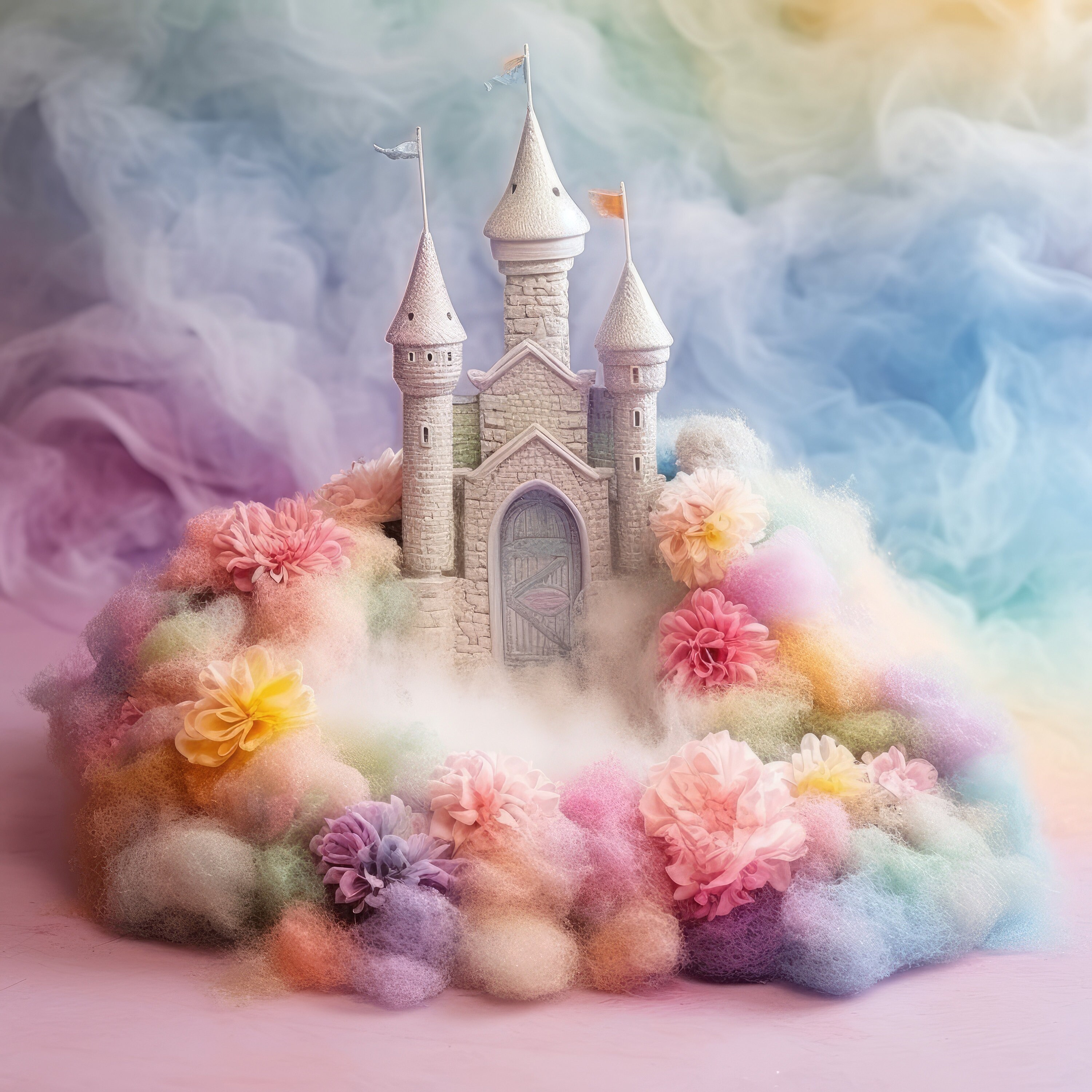 Fairytale Castle Digital Backdrop Collection 45 Jpeg Files - Etsy