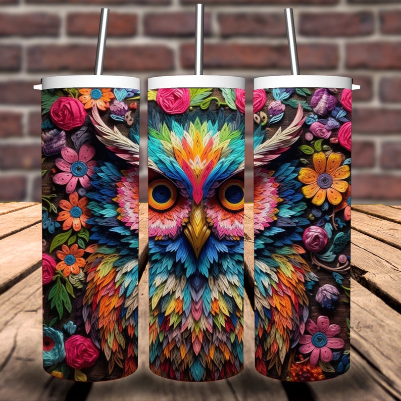 Bundle 30 OWL Tumbler OWL Embroidery Sublimation Designs - Etsy