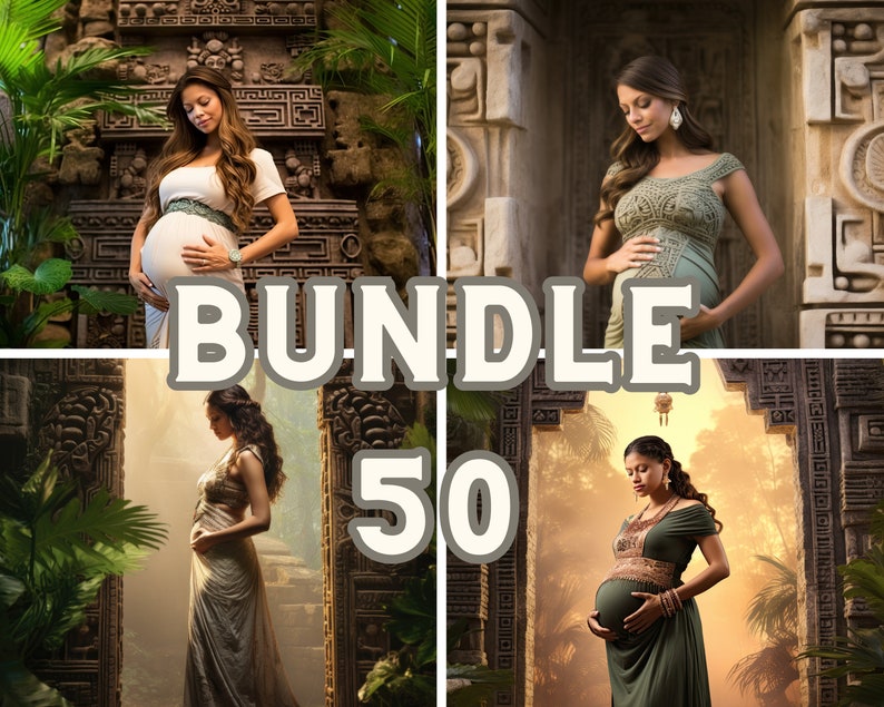 Ancient Mayan Temple Digital Backdrop Collection 50 Jpeg - Etsy