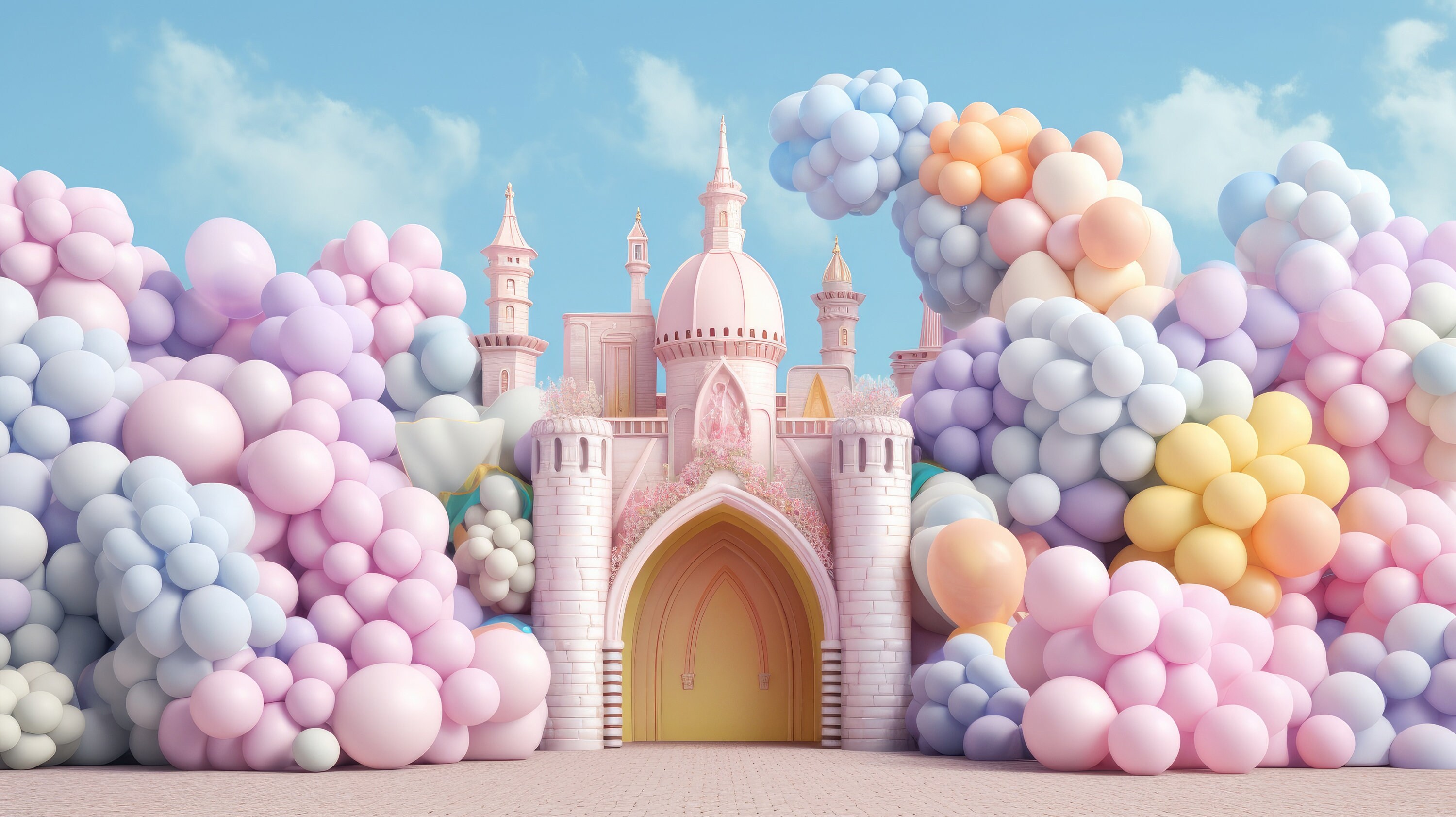 Fairytale Castle Digital Backdrop Collection 45 Jpeg Files - Etsy