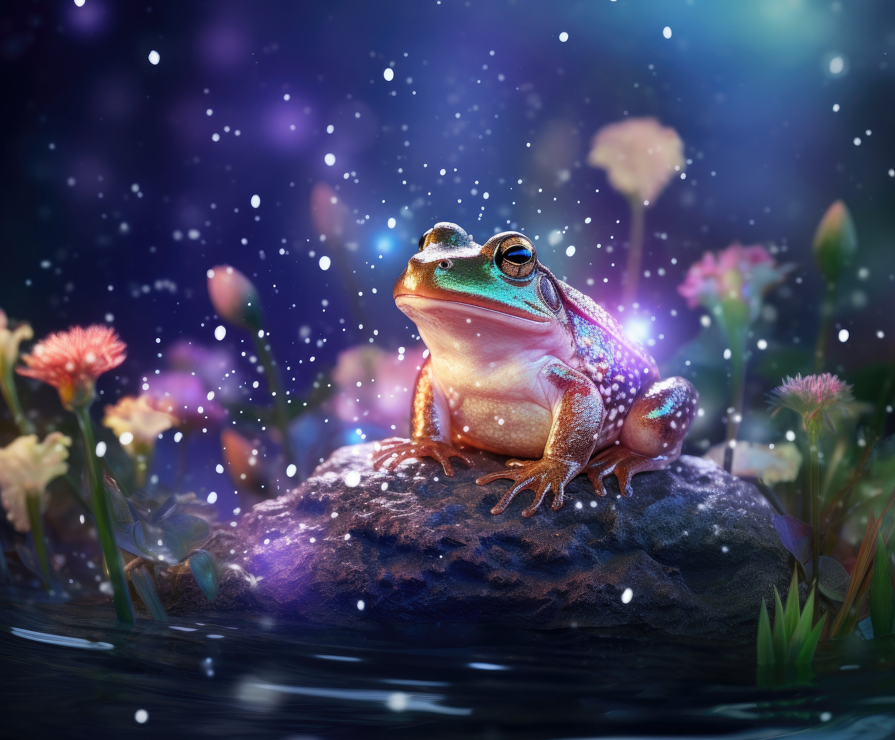 Enchanting Frog Photo Backdrops - 20 JPEG Digital Download Files ...