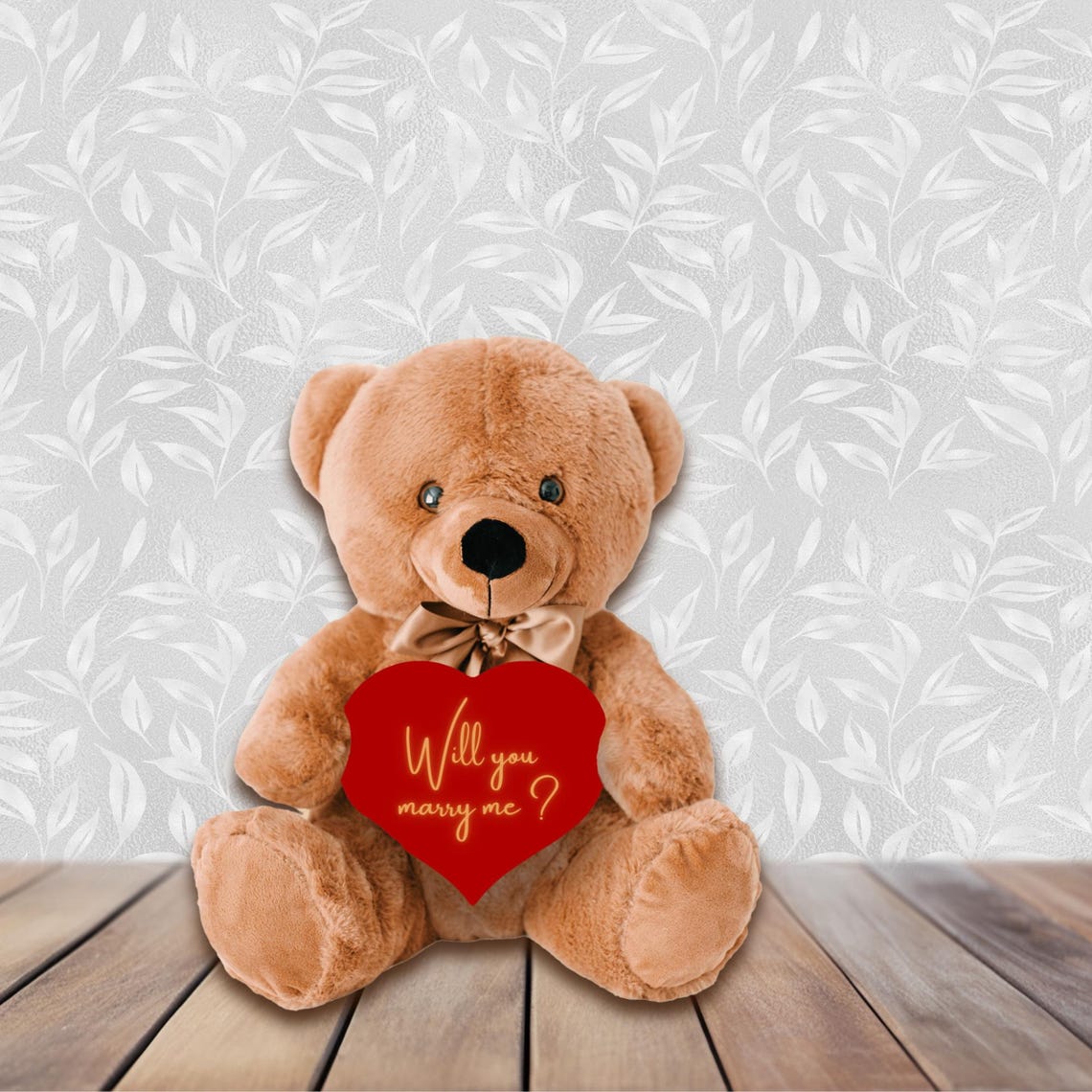 Romantic Proposal Gift Idea, Keepsake Teddy Bear for Proposals, Sweet ...