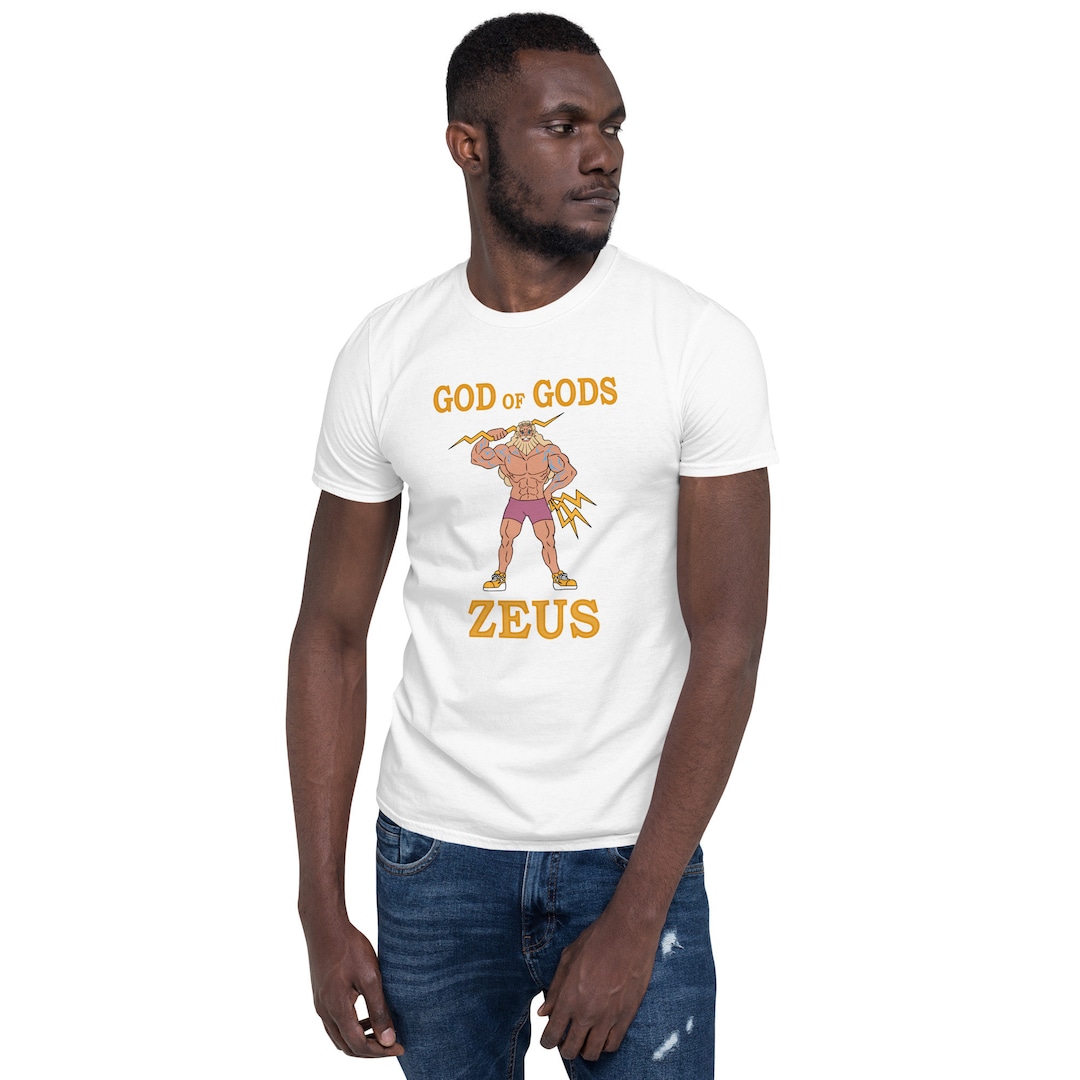 Zeus Gym T Shirt, Bodybuilder Greek God T-shirt for Him, Zeus ...