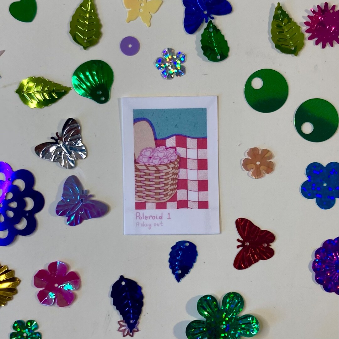 Polaroid 1: A Day Out Sticker - Etsy