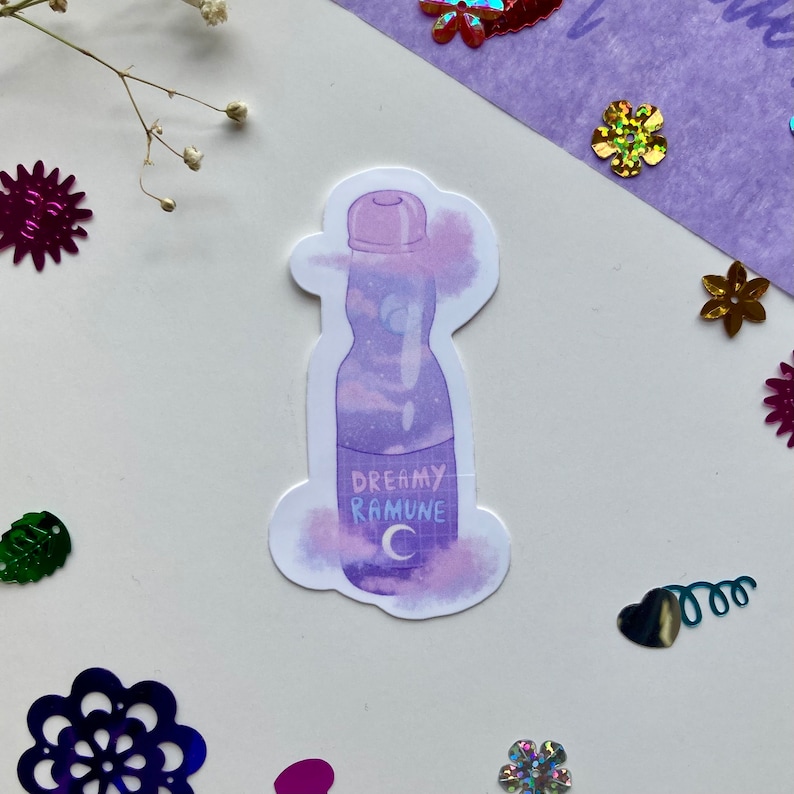Dreamy Ramune Dicut Sticker - Etsy