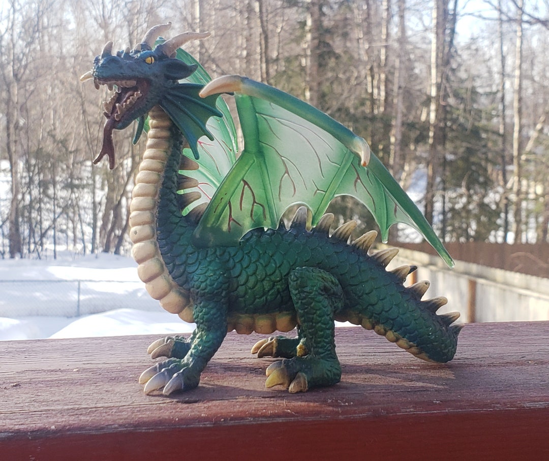 2003 Schleich World of Knights - Green Dragon Figure - Etsy