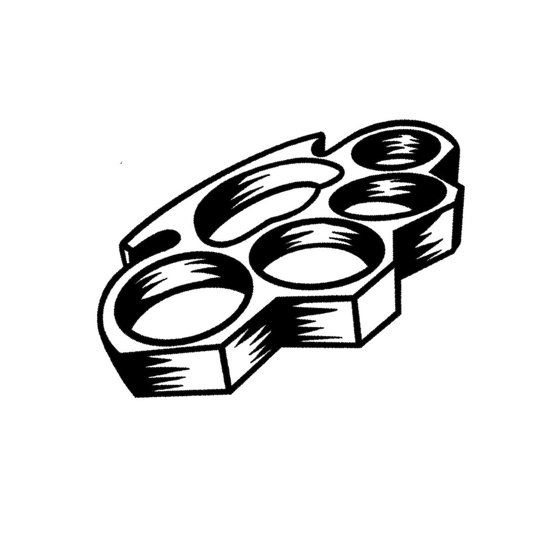 Brass Knuckles, Brass Knuckle Clipart, Brass Knuckles Cut Files ...