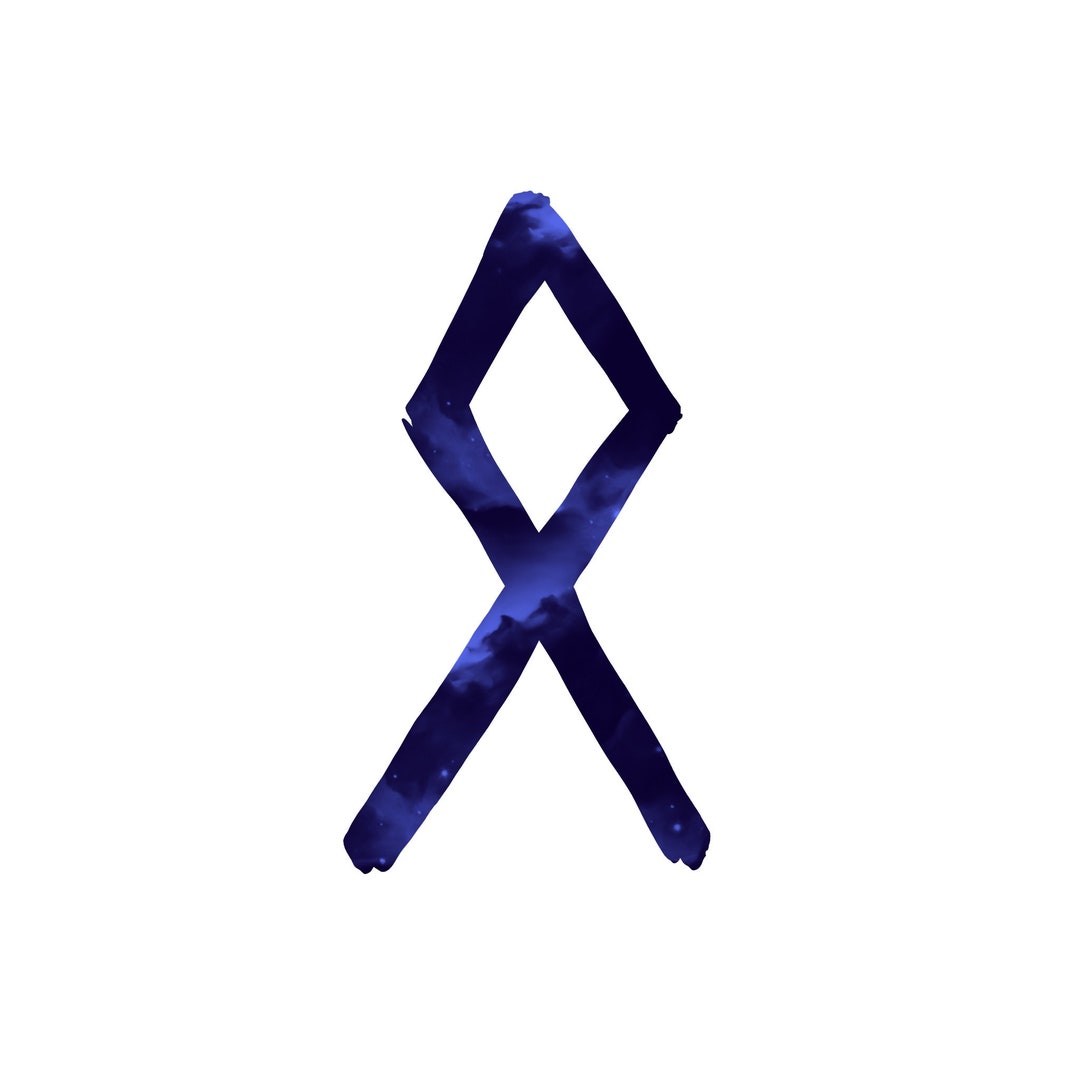 Othala (odal) Rune, Elder Futhark PNG, Vikings Rune, Runic Alphabet ...