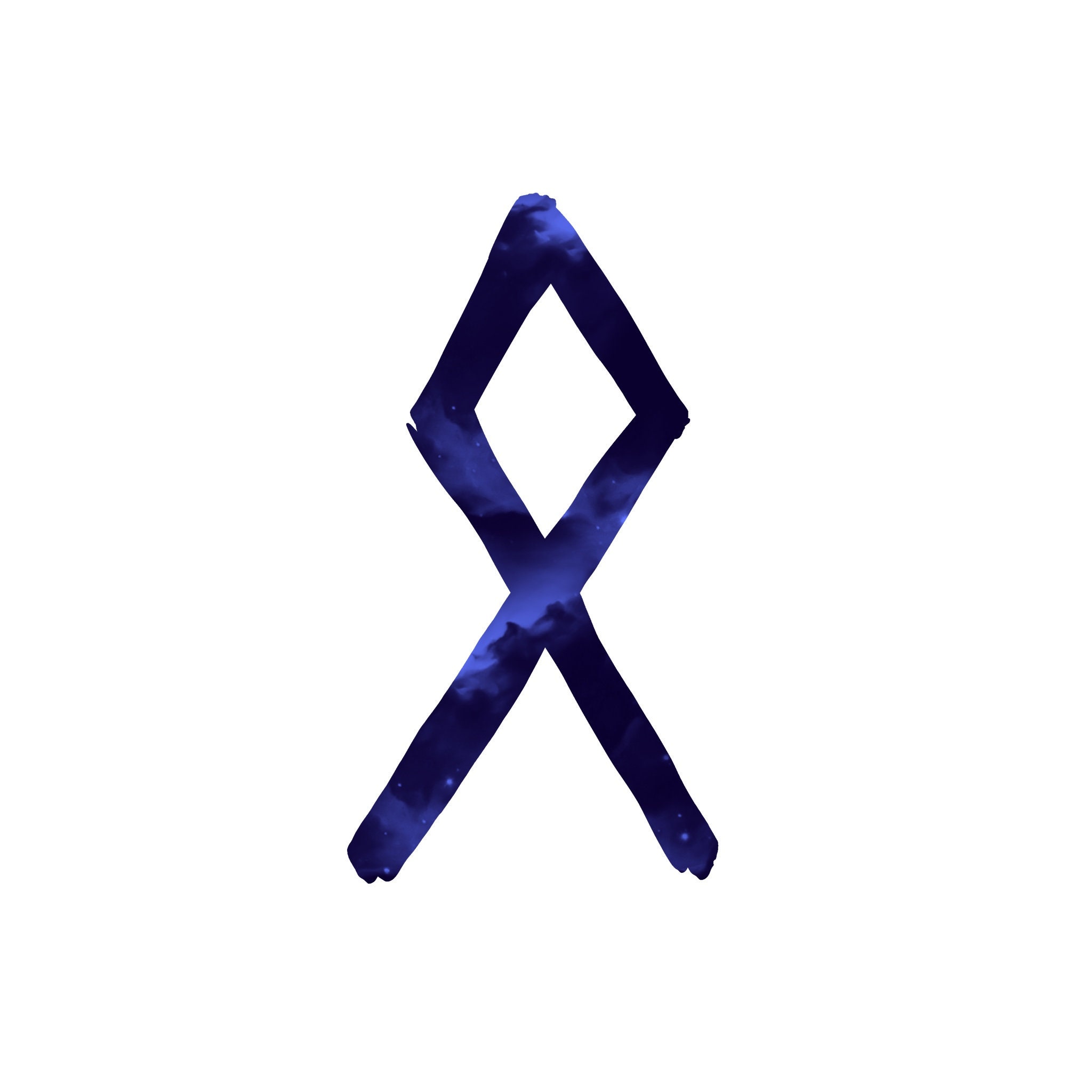 Othala (odal) Rune, Elder Futhark PNG, Vikings Rune, Runic Alphabet ...