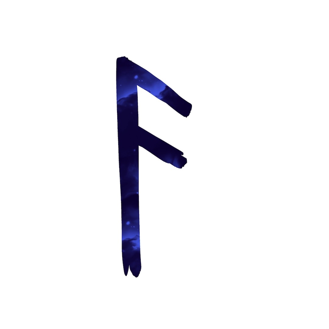 Ansuz Rune, Elder Futhark PNG, Vikings Rune, Runic Alphabet Digital ...