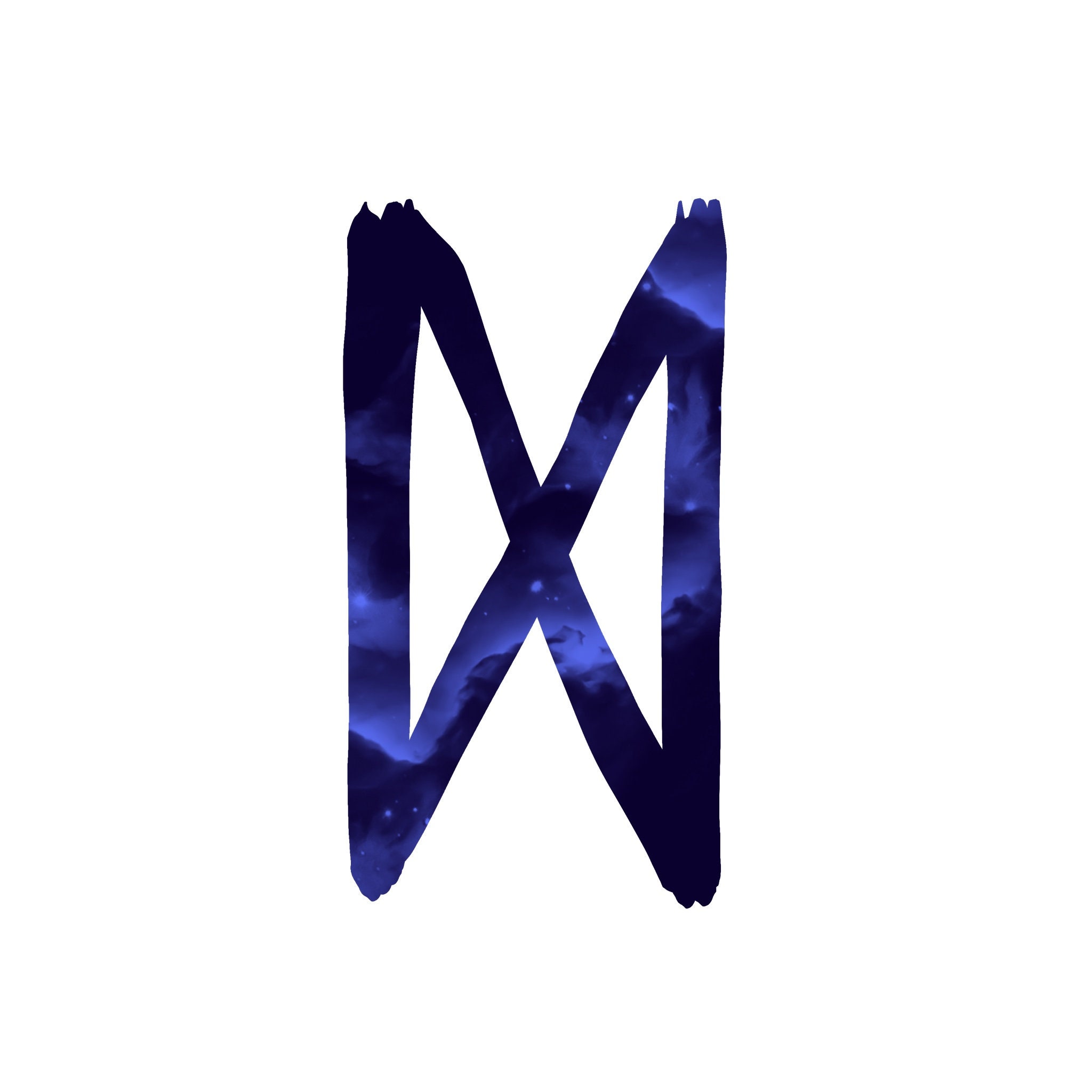 Dagaz Rune, Elder Futhark PNG, Vikings Rune, Runic Alphabet Digital ...