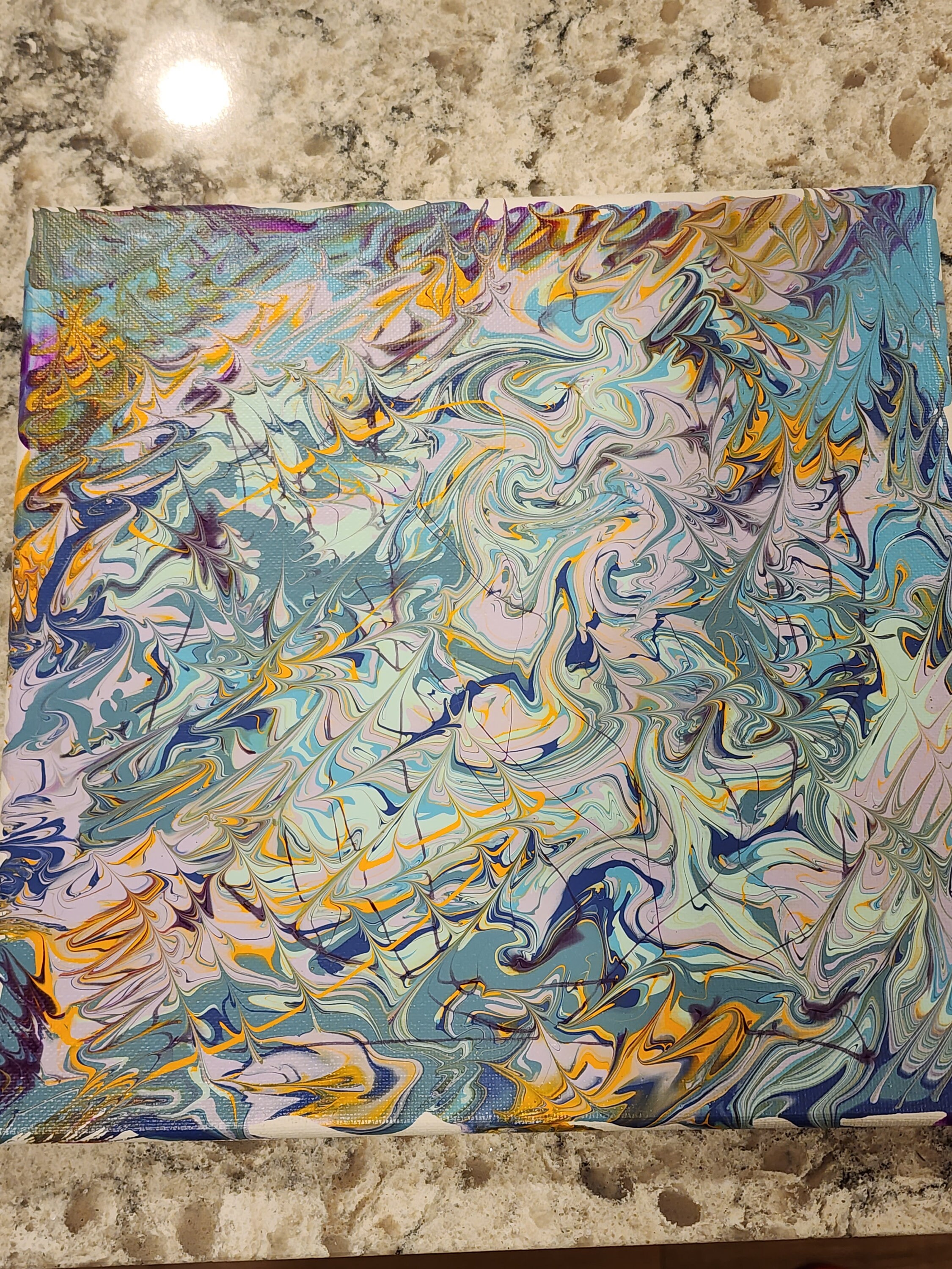 Acrylic Pour Art - Etsy