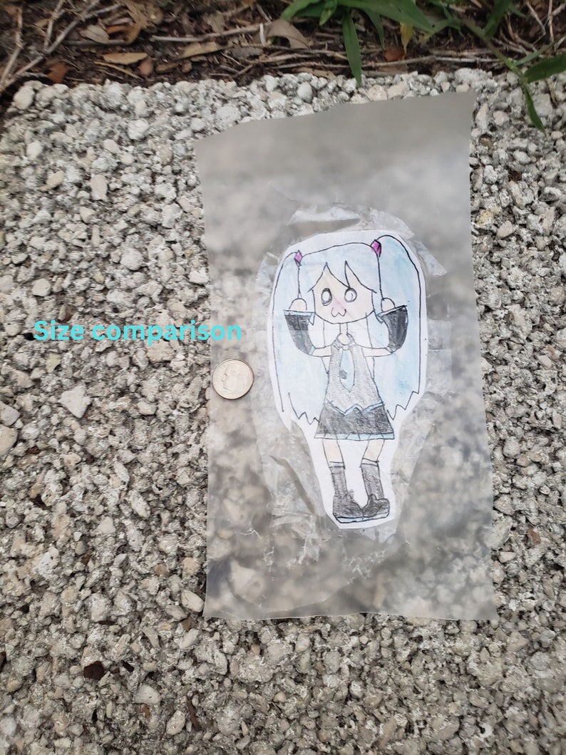Scenemo/scene Aesthetic Style Miku Sticker - Etsy