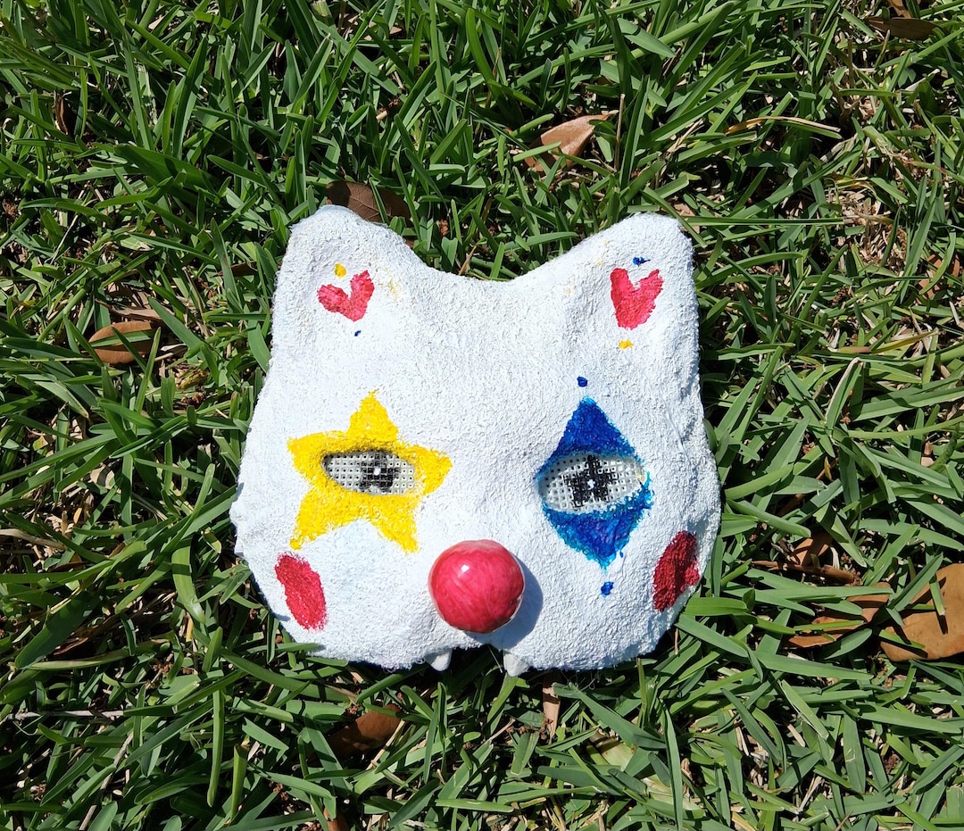 Clown Cat Mask - Therian Gear, Therian Mask, Cosplay - Etsy