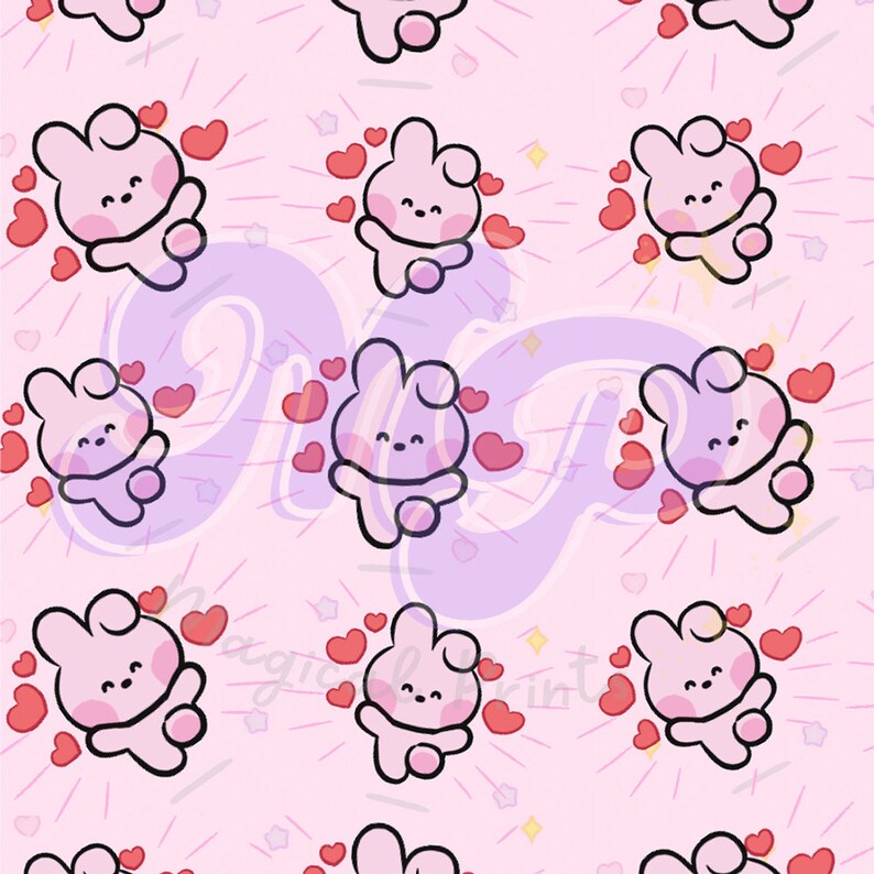 Digital Pattern BT21 Babies / Seamless File / Pattern File / Digital ...