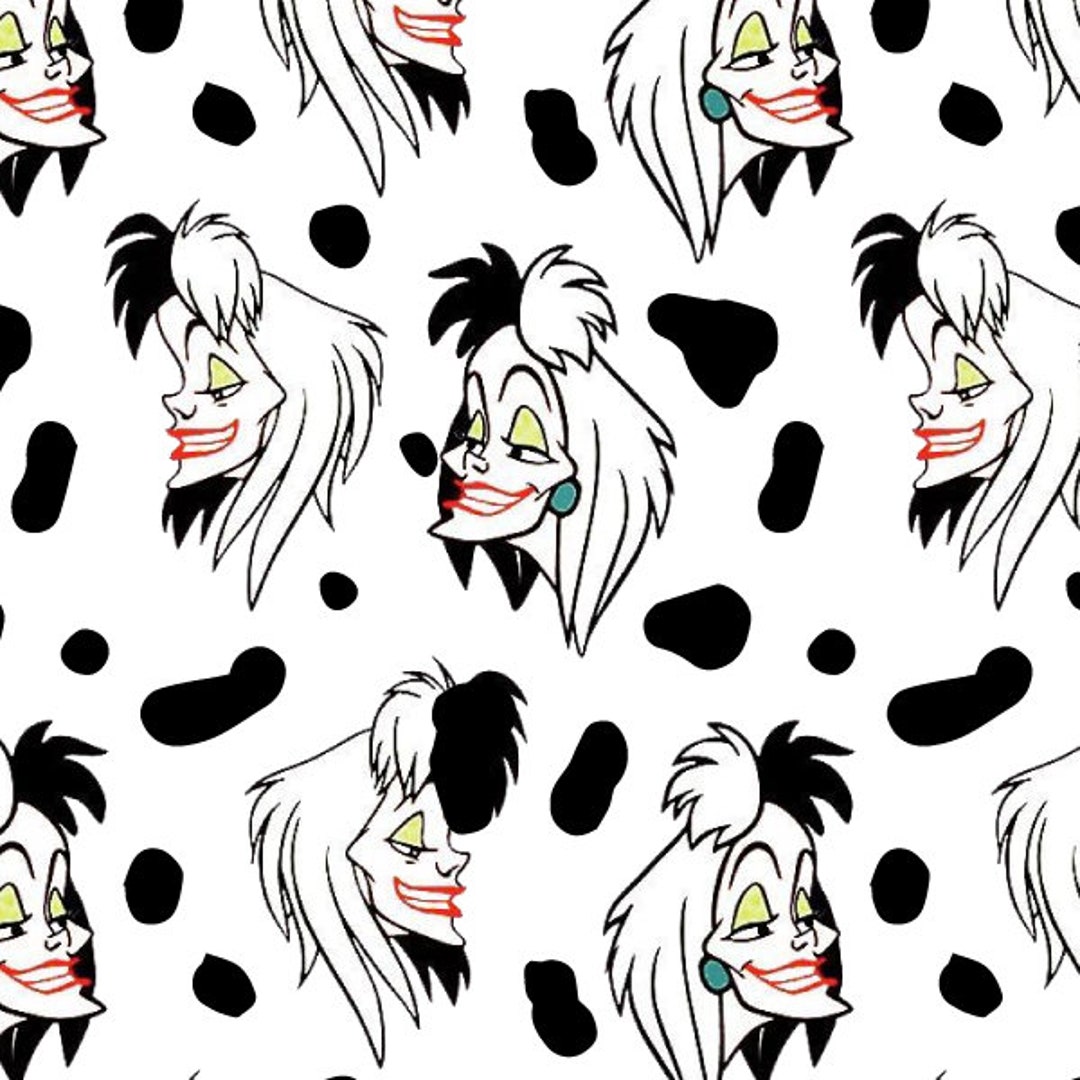 Cruella De Vil / Seamless File / Pattern Image - Etsy