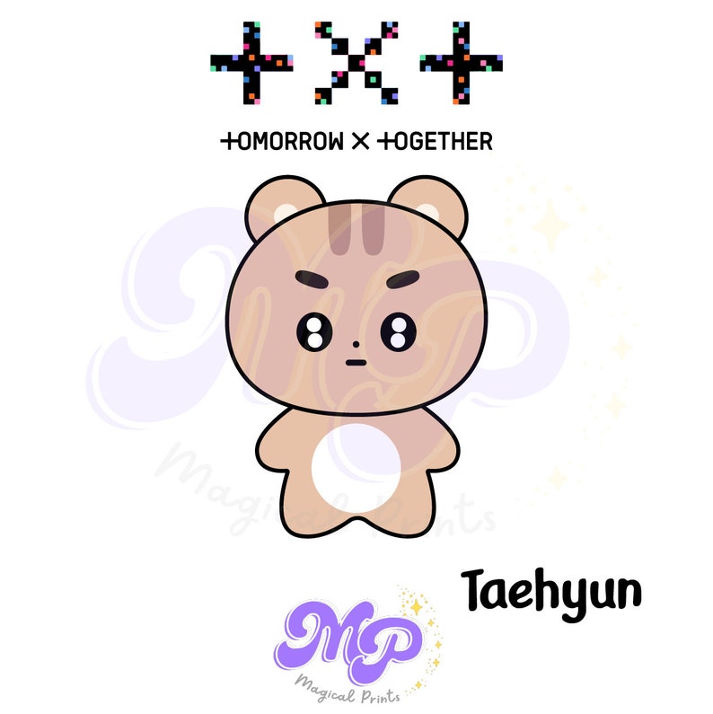 TXT Plush Dolls / Digital Stickers / PNG Files - Etsy