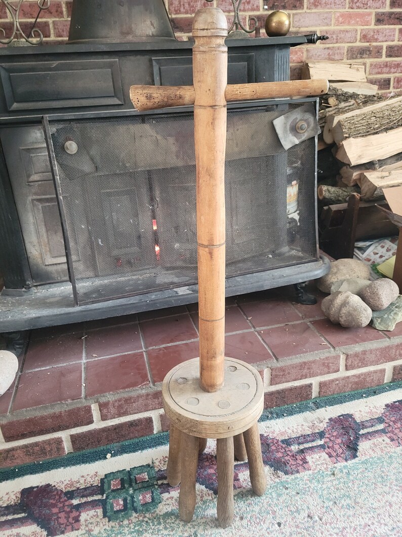 Antique Primitive English Oak Wash Dolly 19th Century 6 Legs - Etsy