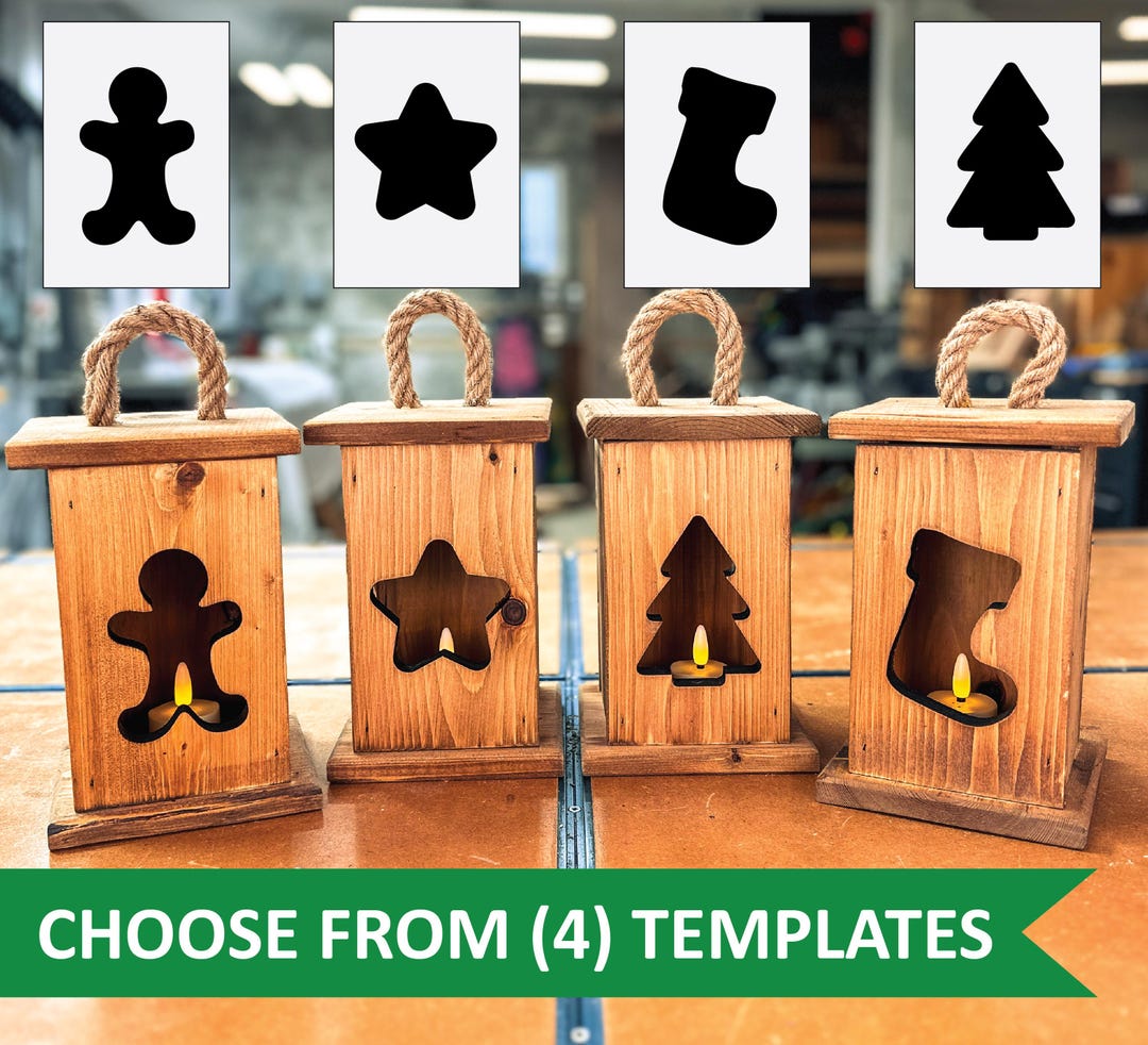 Christmas Router Template (choose Your Own: Gingerbread Man, Stocking ...
