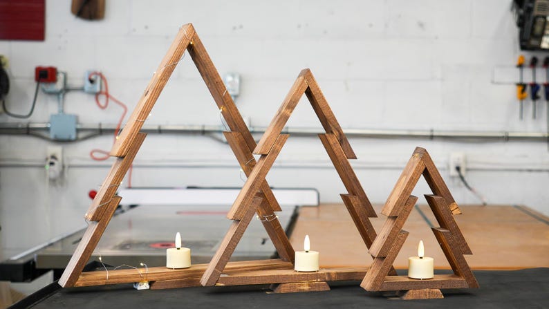 DIY Nesting Christmas Trees Woodworking Plans (3 Sizes Included) (PDF Download) - Etsy UK