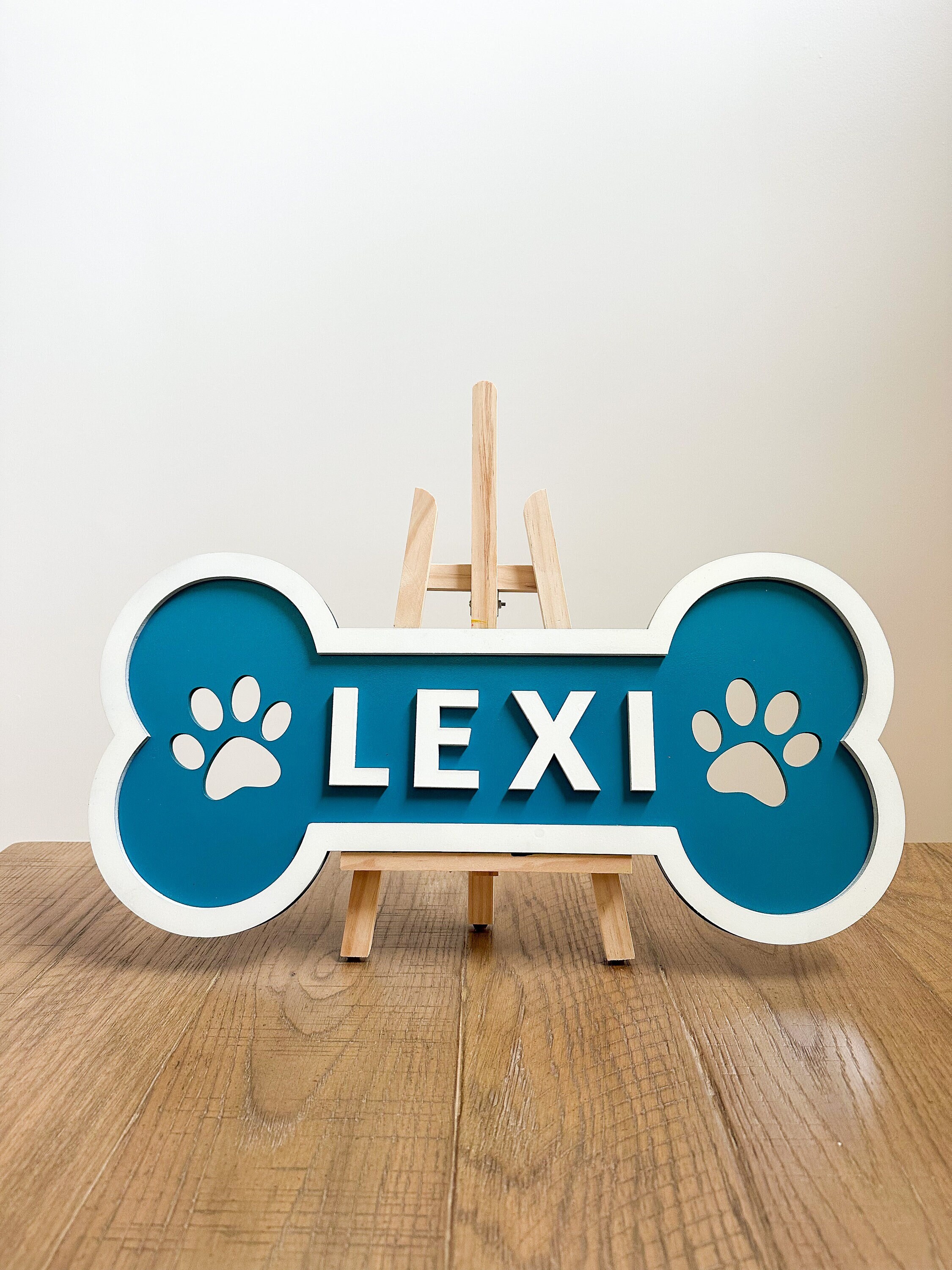 DIY Dog Bone Sign Woodworking Plans SVG, Lightburn, Illustrator, Print ...