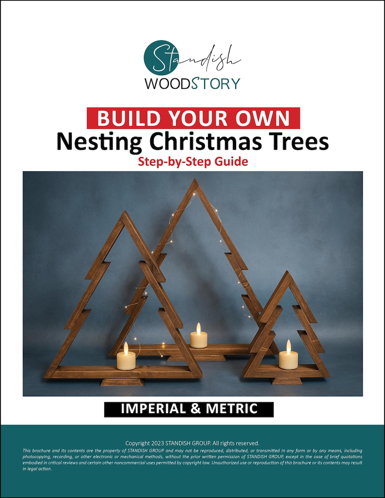 DIY Nesting Christmas Trees Woodworking Plans (3 Sizes Included) (PDF ...