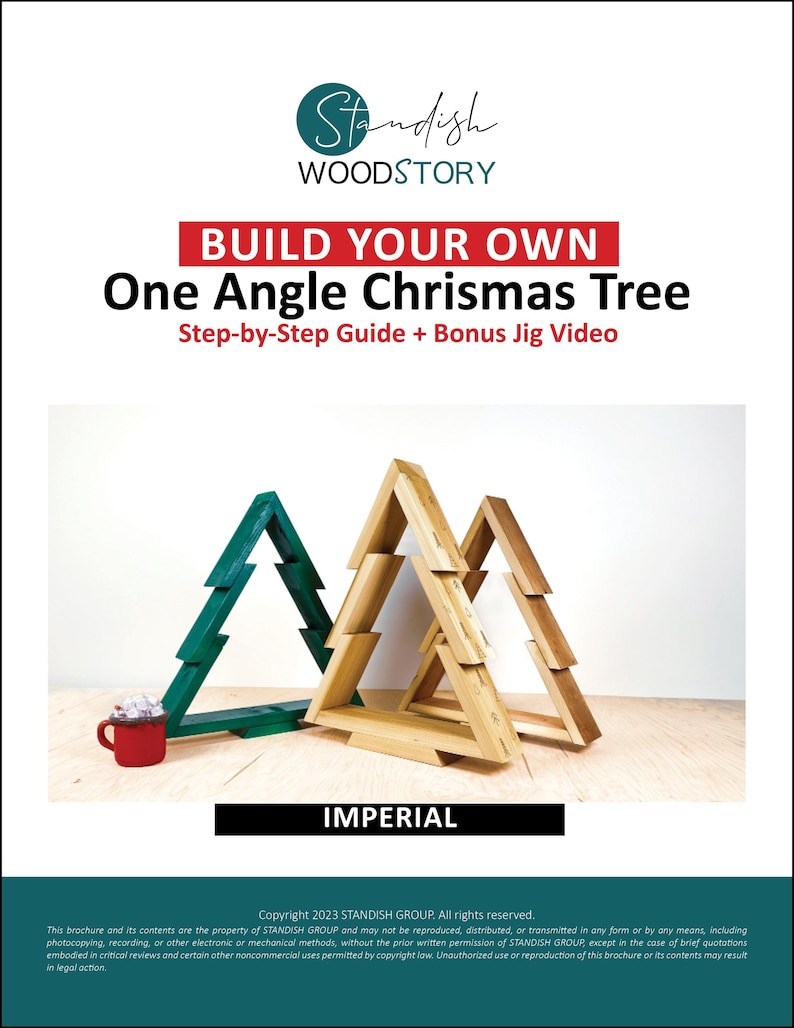 DIY Christmas Tree Woodworking Plans (PDF Download) - Etsy