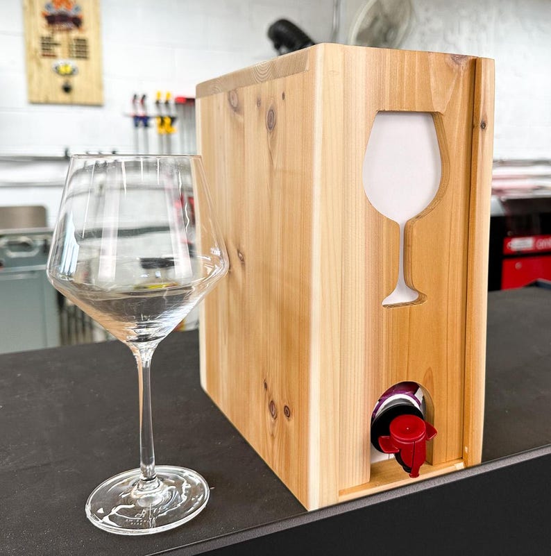 DIY Wine Box Cover Woodworking Building Plans (PDF Download) - Etsy