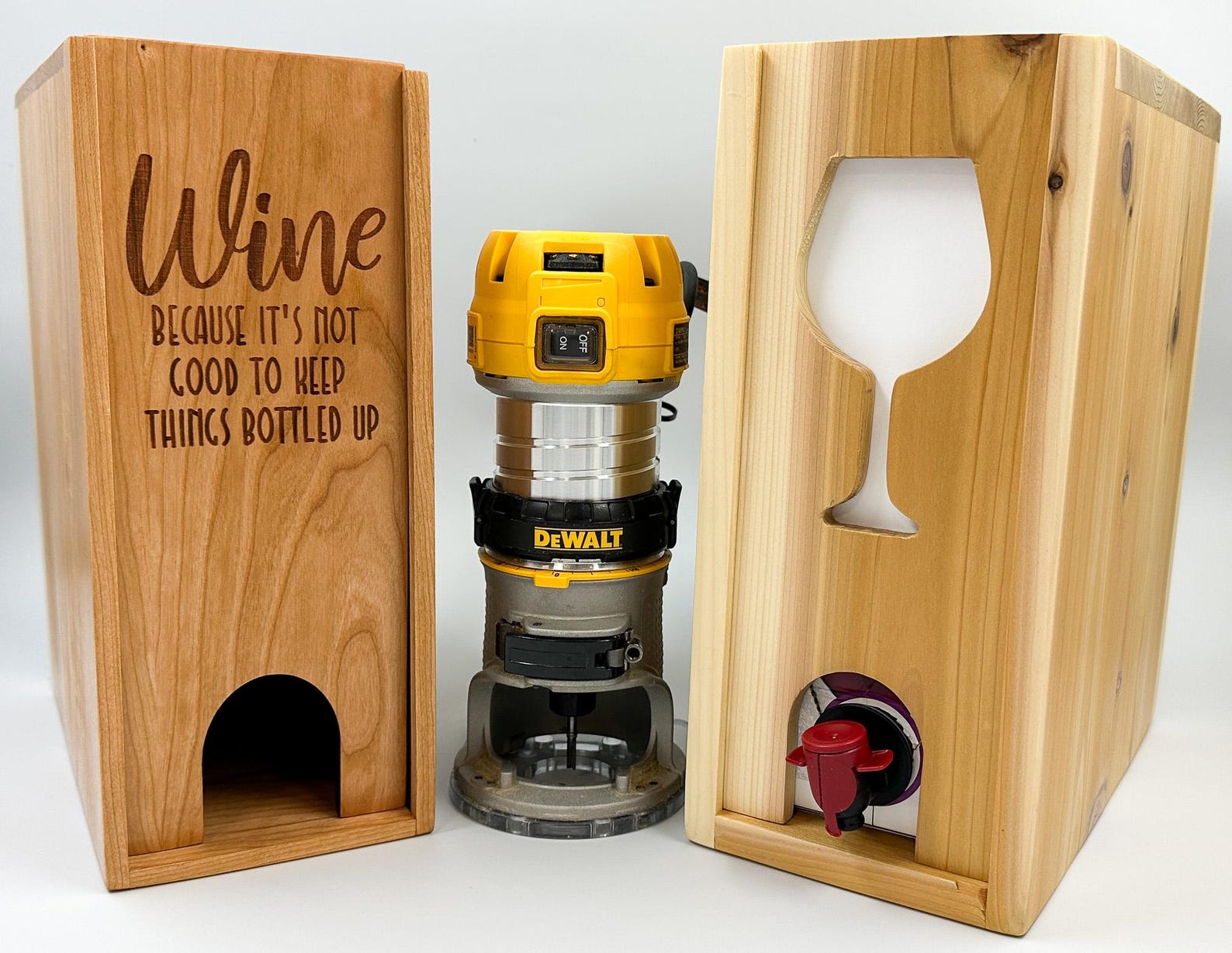 DIY Wine Box Cover Woodworking Building Plans (PDF Download) - Etsy