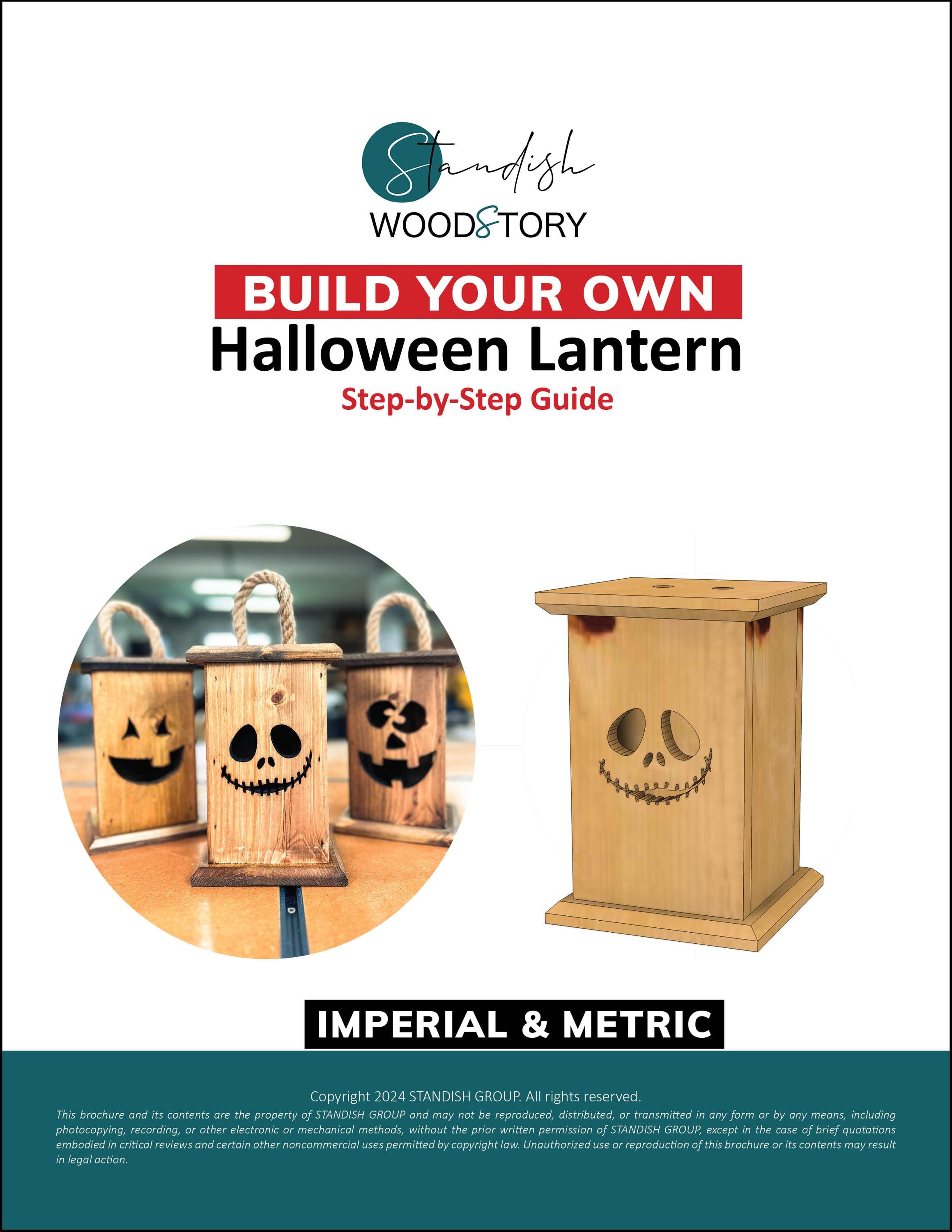 DIY Halloween Lantern Building Plans (PDF Download) - Etsy Canada