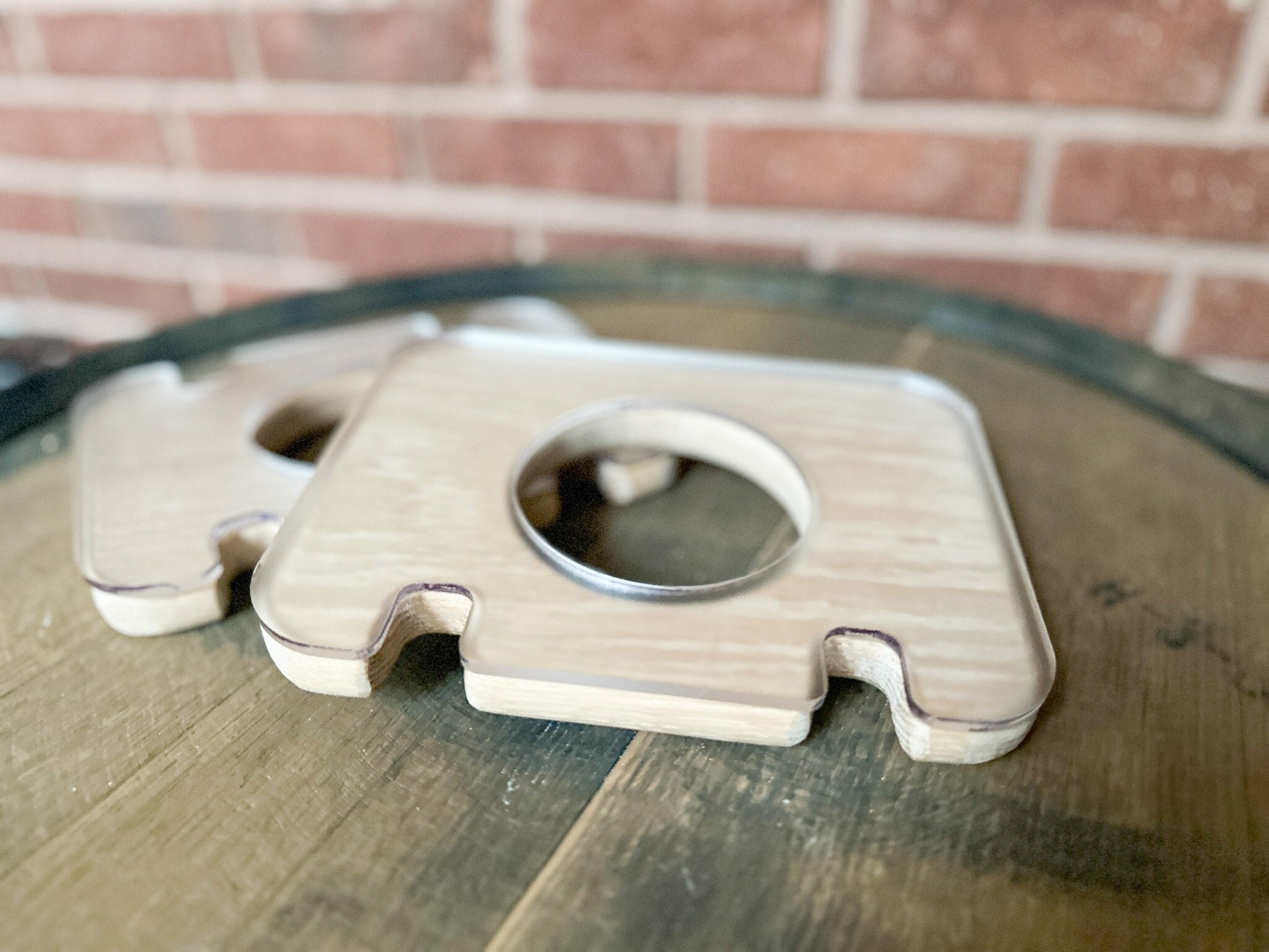 Wine Rack Router Template clear Acrylic // DIY Acrylic Wine Rack Router ...