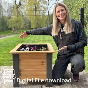 DIY Planter Box Woodworking Plans (PDF Download) - Etsy