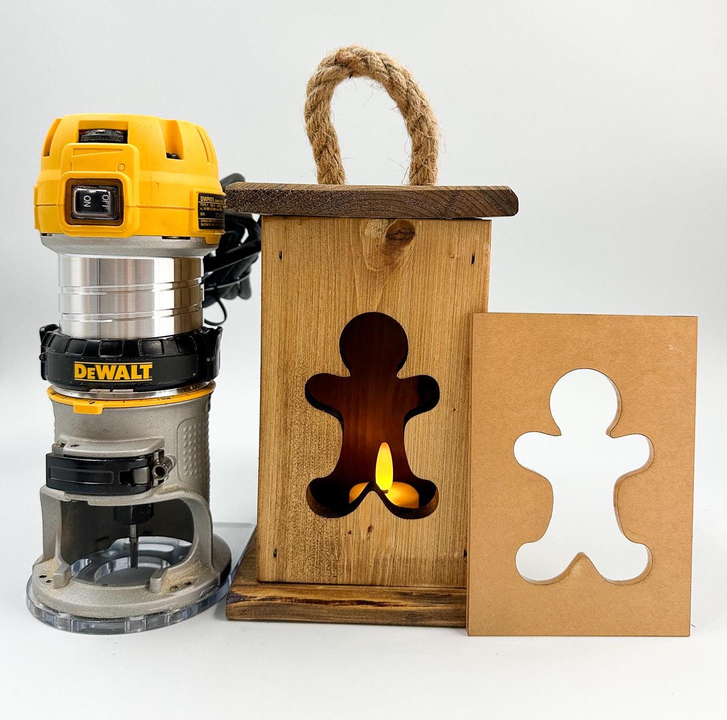8 Christmas Router Templates (gingerbread Man, Stocking, Tree, Star ...